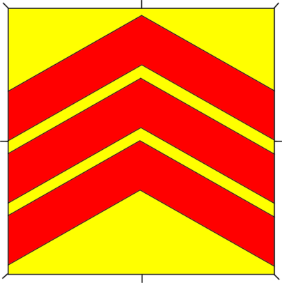 Chevrons, Piles, and other Pointy Bits - Heraldry at Poore House