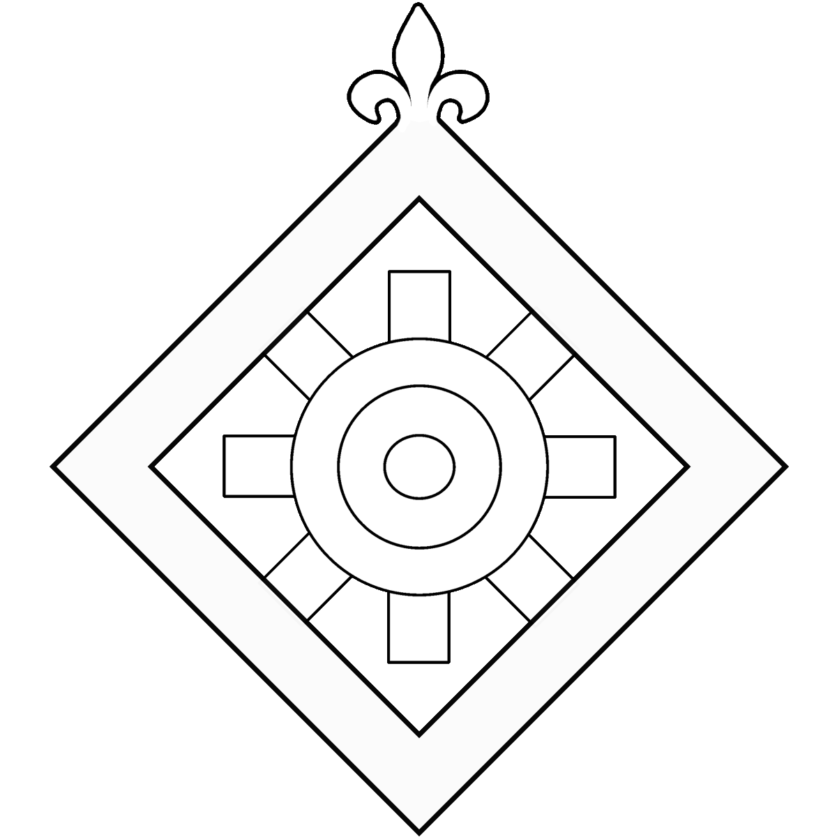 Depicting the Mark Badge - Heraldry at Poore House