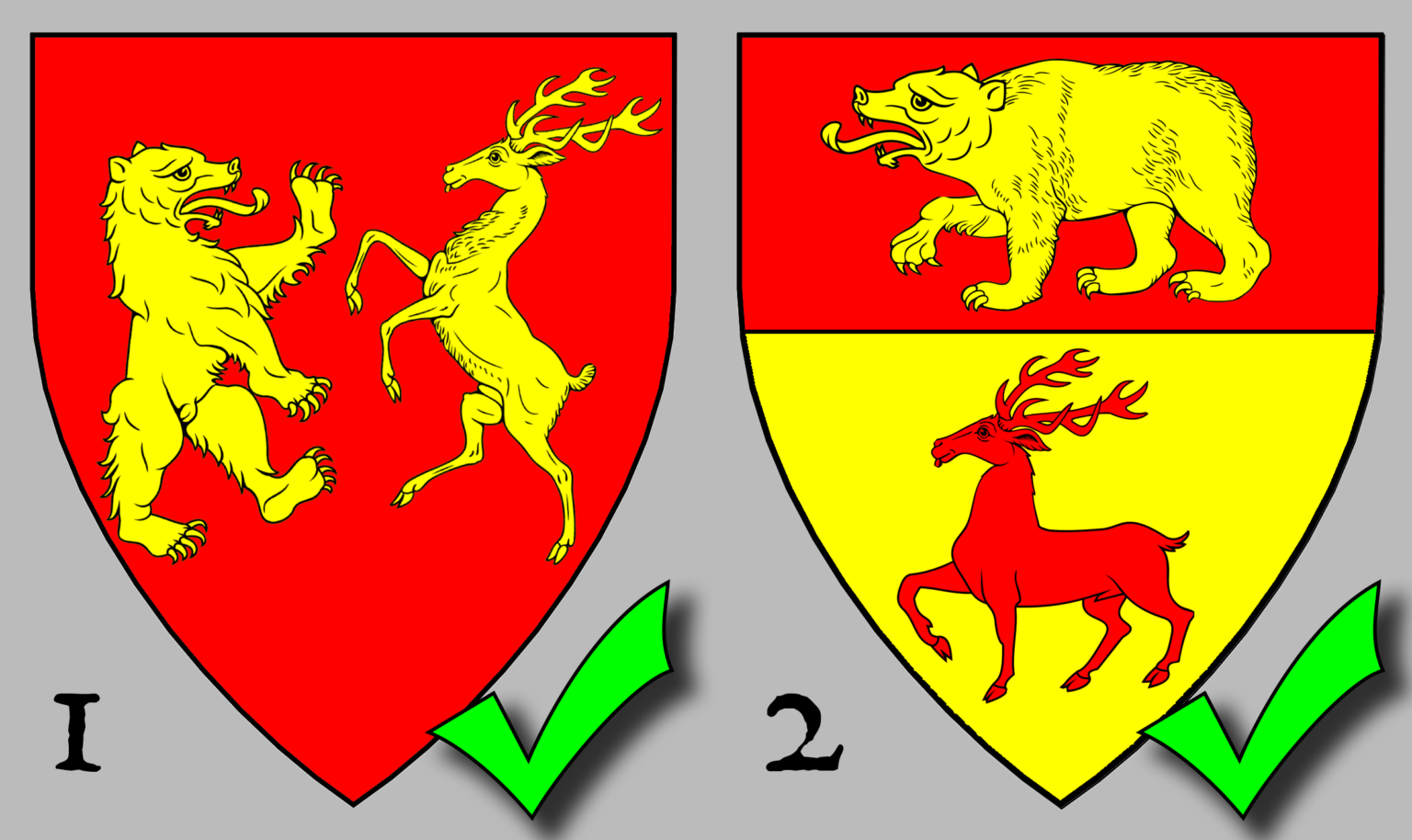 How to Avoid Marshalling in SCA Armory - Heraldry at Poore House