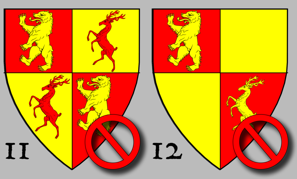 How to Avoid Marshalling in SCA Armory - Heraldry at Poore House
