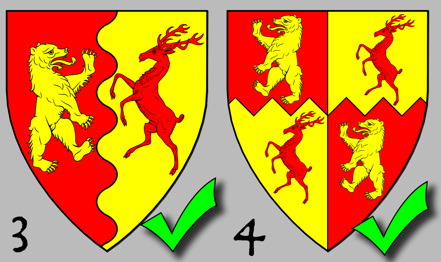 How to Avoid Marshalling in SCA Armory - Heraldry at Poore House