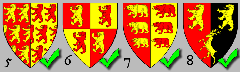 How to Avoid Marshalling in SCA Armory - Heraldry at Poore House